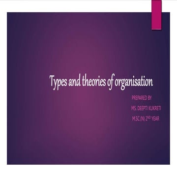 Types and theories of organisation..pptx