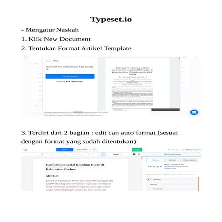 Tutorial Teknis Typeset.io