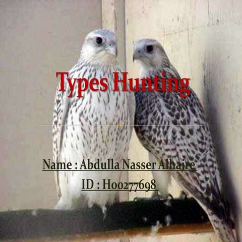 Types hunting | PPT