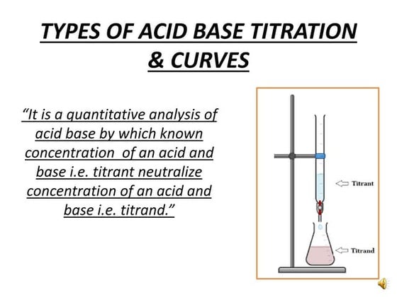 Acid base titration | PPTX | Chemistry | Science