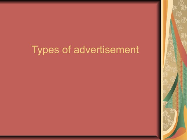 Advertisement | PPT