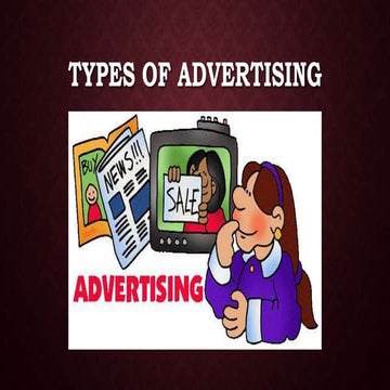 Types of advertising | PPTX