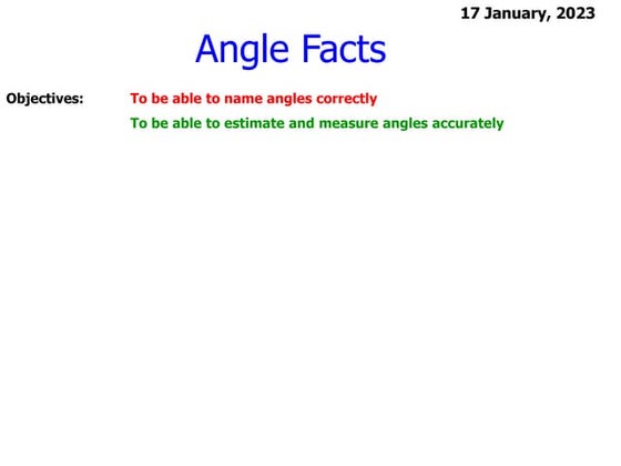 Types of angles | PPT