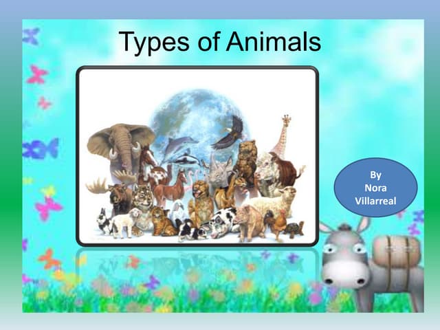 Different types of Animals | PPTX