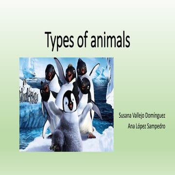 Types of animals | PPTX