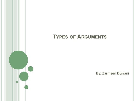 Argument | PDF | Science