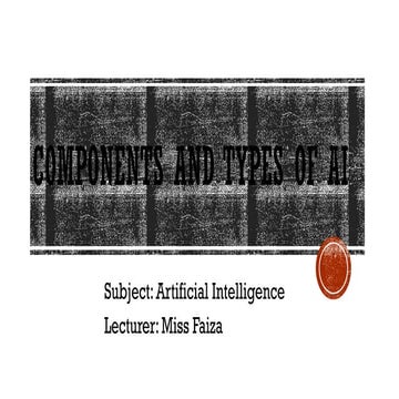 Types of Artificial Intelligence and more | PPTX