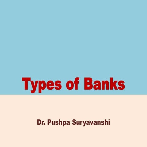 Types of banks | PPTX