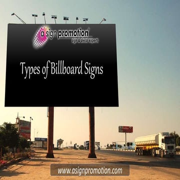 Types of billboard signs | PPTX | Business and Finance
