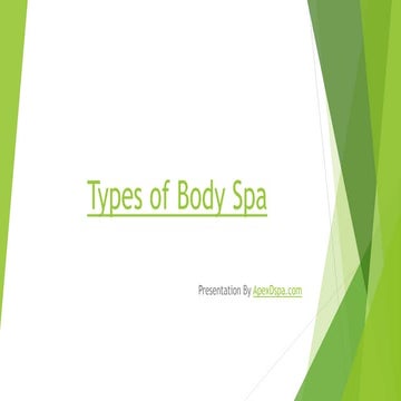 Types of body massage | PPT