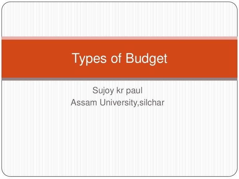Types Of Budget types-of-budget