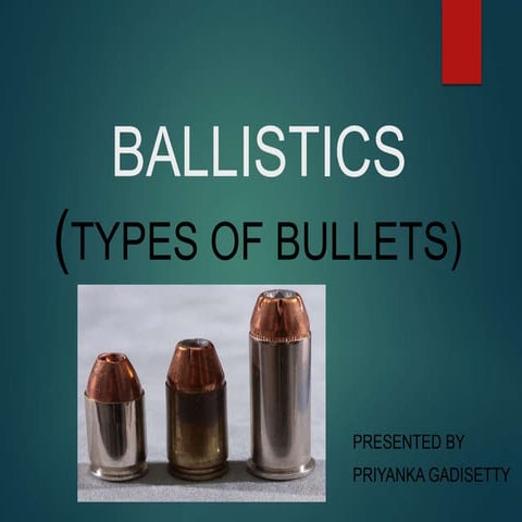 Ballistics (Types of Bullets with detailed explanation).pptx