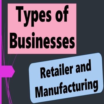 Types of businesses | PPT