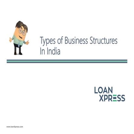 Types of Business Structures in India | PPT