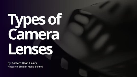 Lens Power Point Presentation. | PPT