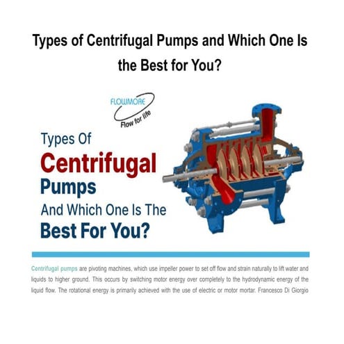 Types of Centrifugal Pumps and Which One Is the Best for You? | PPT