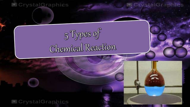 Types of chemical reactions | PPT