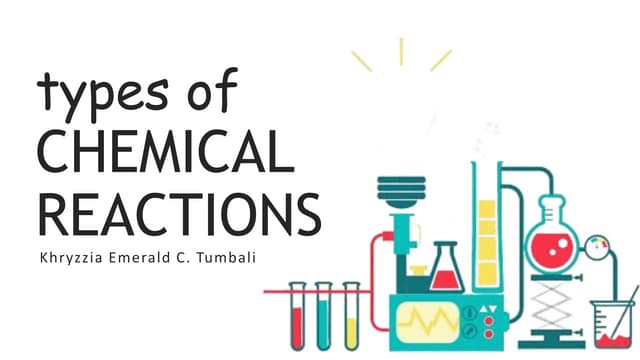 Types of chemical reactions | PPT