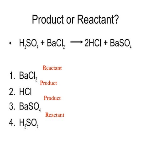 Balancing Reactions Powerpoint