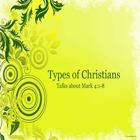 Types Of Christians | PPT