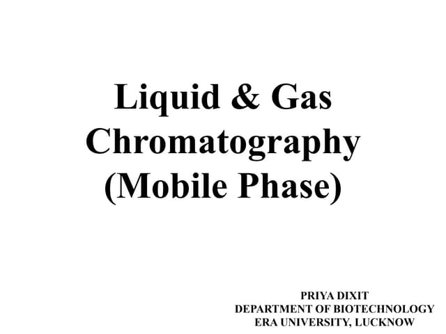 HIGH PERFORMANCE LIQUID CHROMATOGRAPHY (HPLC) | PPTX