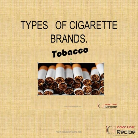 Types of cigarette brands | PPTX