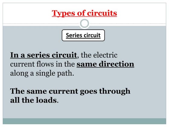 Types of Circuit | PDF