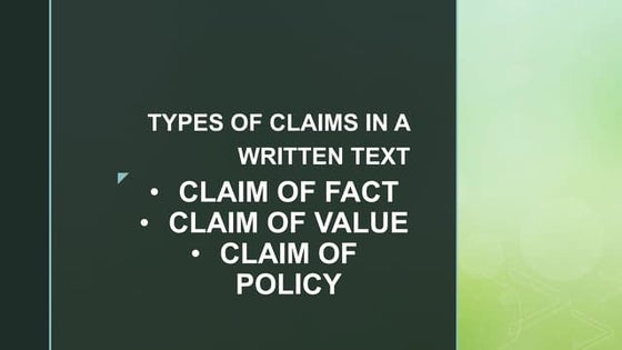 Assertions Vs. Counterclaims Reading And Writing (11) | PPT