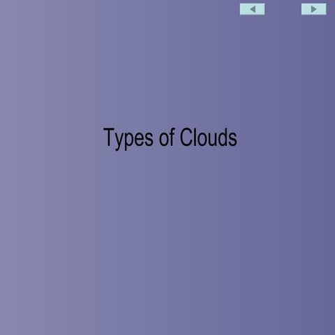 Typesof clouds | PPT | Weather | Science