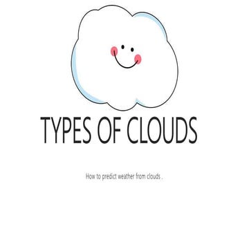 Types of clouds | PPTX | Cloud Computing | Internet