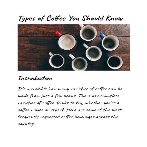 Types of Coffee You Should Know.pdf