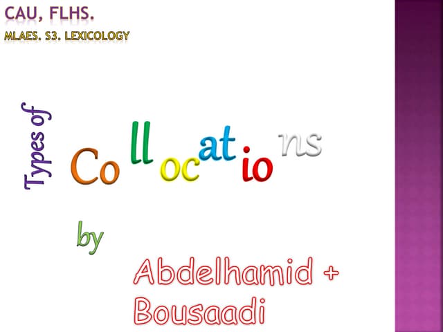 Collocations | PPT