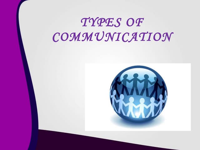 Types of Communication | PPTX