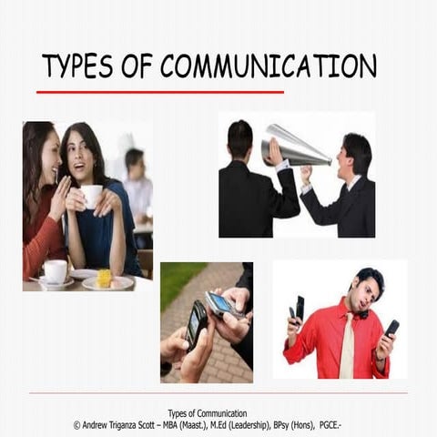 Types of communication | PPT