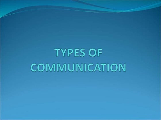 Communication | PPT