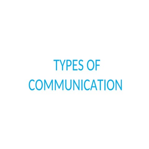 Verbal and nonverbal communication | PPTX