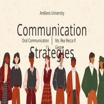 Types of Communication Strategies G11 OC | PPTX