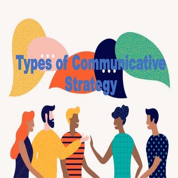 Types Of Communicative Strategypptx