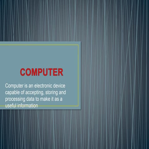 Types of computer | PPT