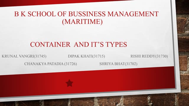 Container and Containerization | PDF