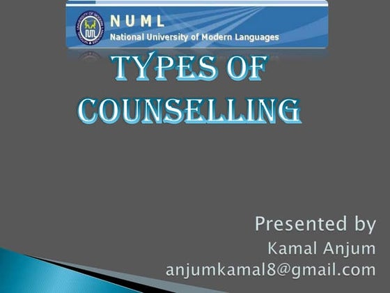 Types of counselling | PPT