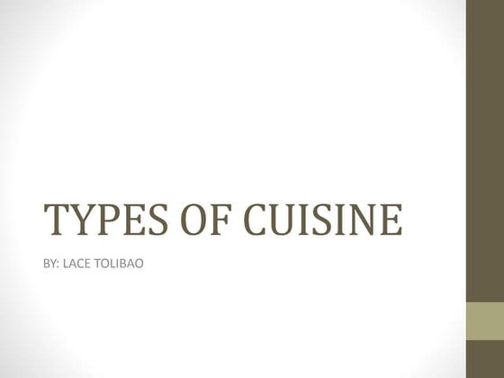 Mexican cuisine presentation | PPT