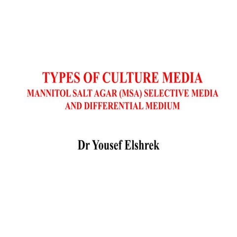 Types of culture media.pptx 2 | PDF