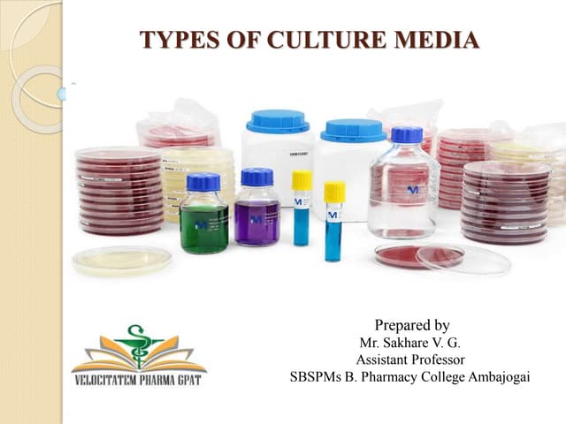 Preparation of media & sterilization technique | PDF