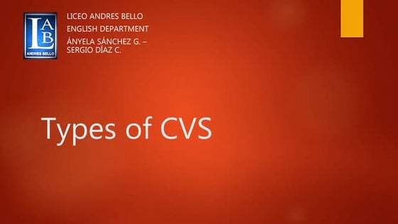 Types of cv | DOCX