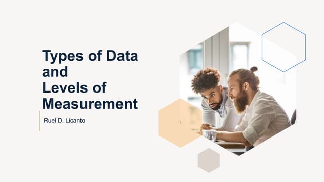Scales of measurement | PPTX