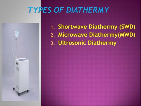 Diathermy | PPTX