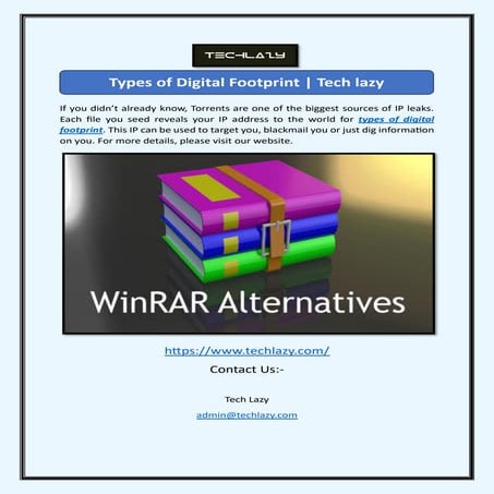 Types of Digital Footprint | PDF
