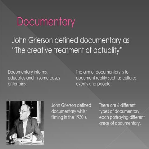 Types of documentaries 2 | PPT