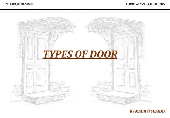 types of Doors | PPTX | Home Security | Home & Garden